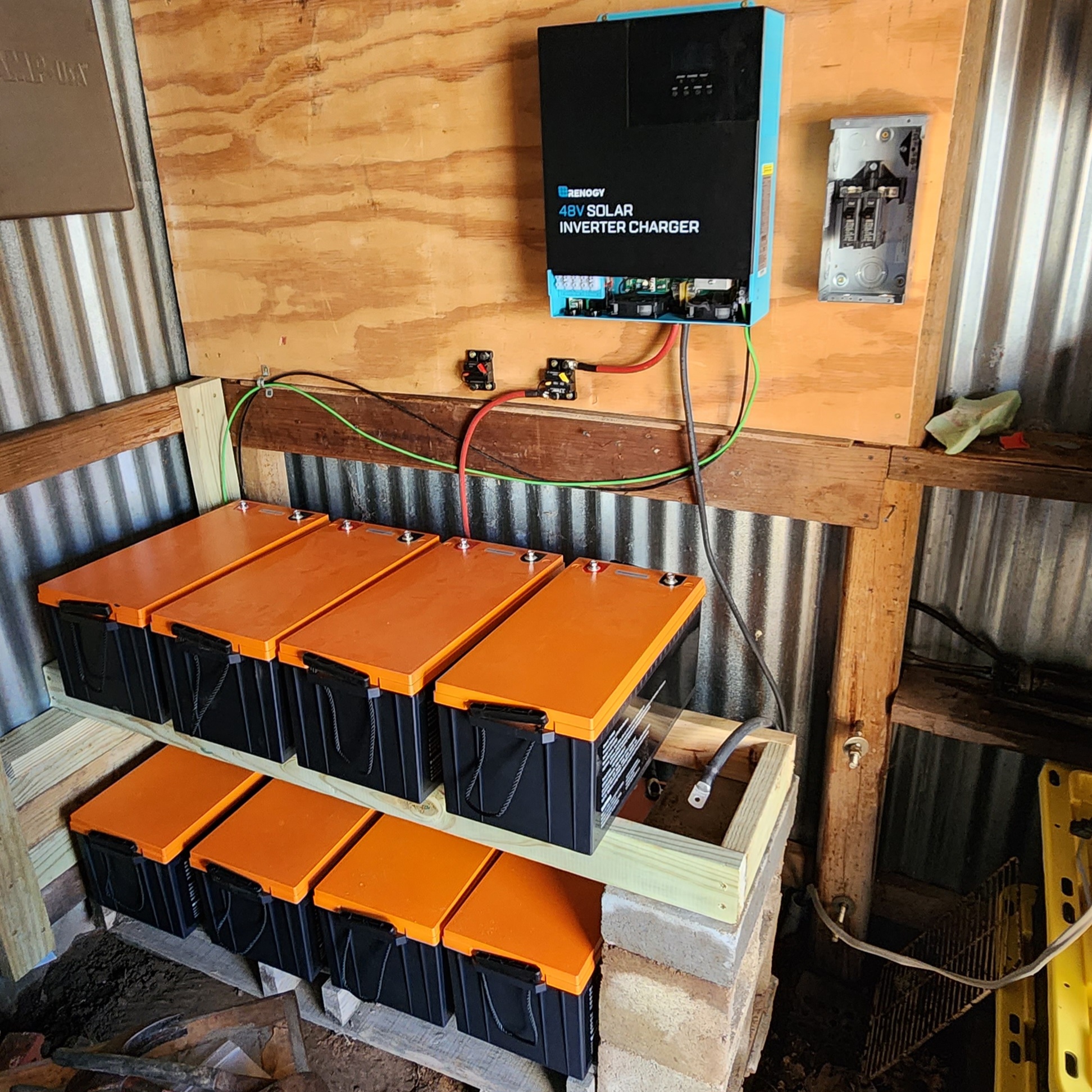 12 volt to 48 volt solar system upgrade.